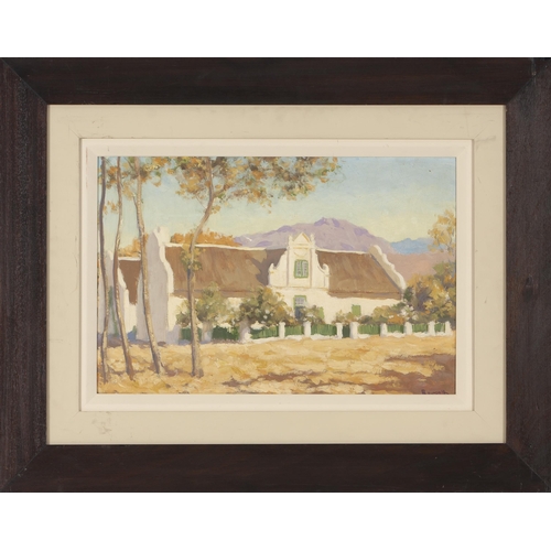 Edward Roworth (South African 1880 - 1964) KAAP HOLLANDSE HUIS