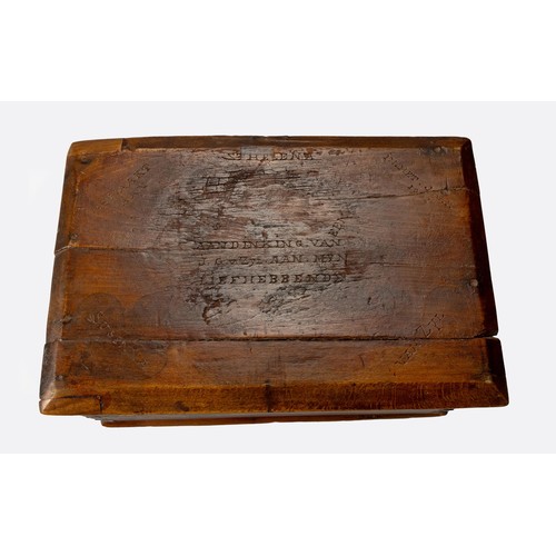 AN ANGLO-BOER PRISONER-OF-WAR BOX, ST HELENA 1901