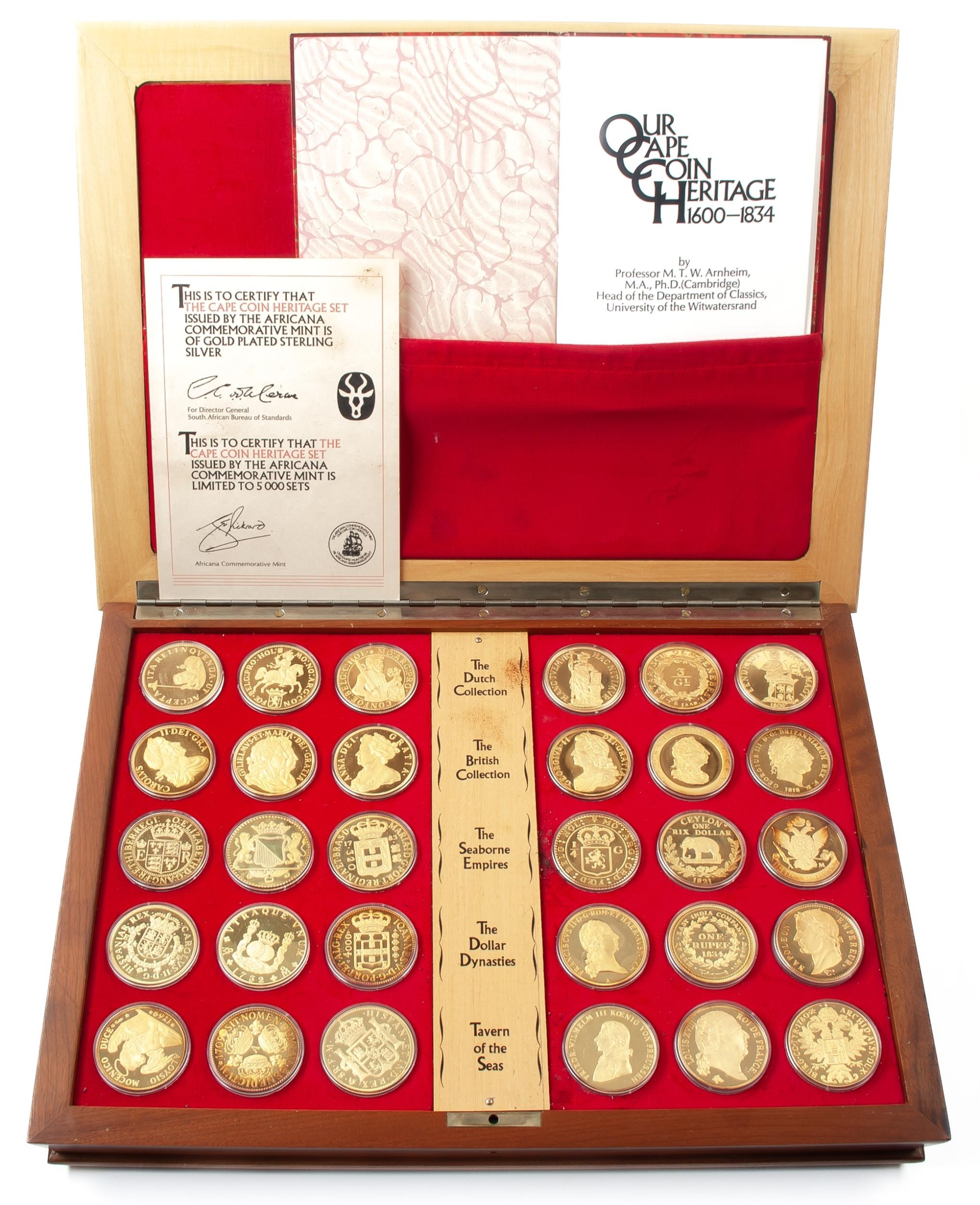 A CERTIFIED CAPE COIN HERITAGE SET
