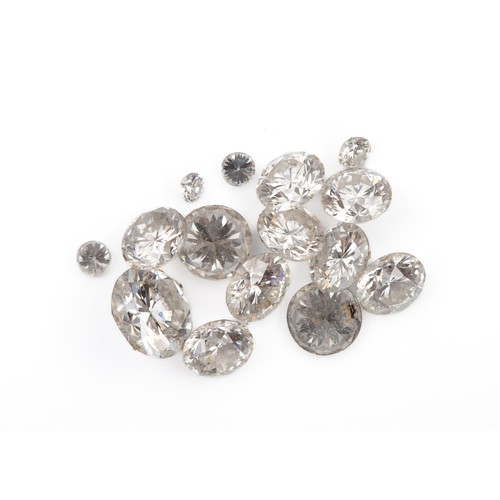 A MELEE OF UNSET NATURAL DIAMONDS, 2.53 CARATS