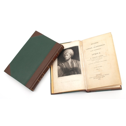 RECORDS OF CAPTAIN CLAPPERTON'S LAST EXPEDITION TO AFRICA (2 VOLUMES ...