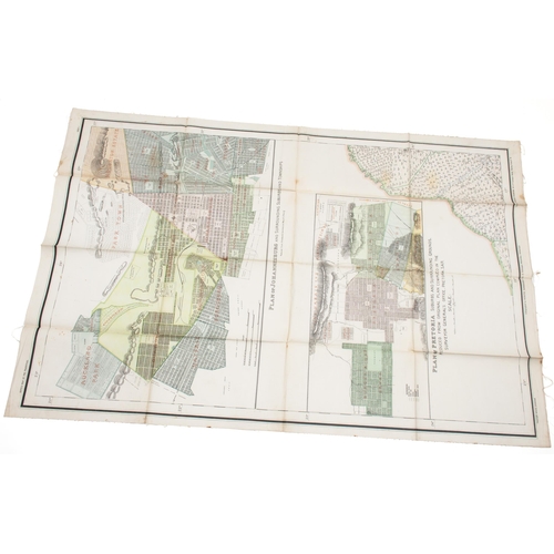 JEPPE'S MAP OF THE TRANSVAAL OR S.A. REPUBLIC AND SURROUNDING ...