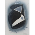 Christo Coetzee (South African 1929 - 2000) BLACK, GREY, VIOLET (1)