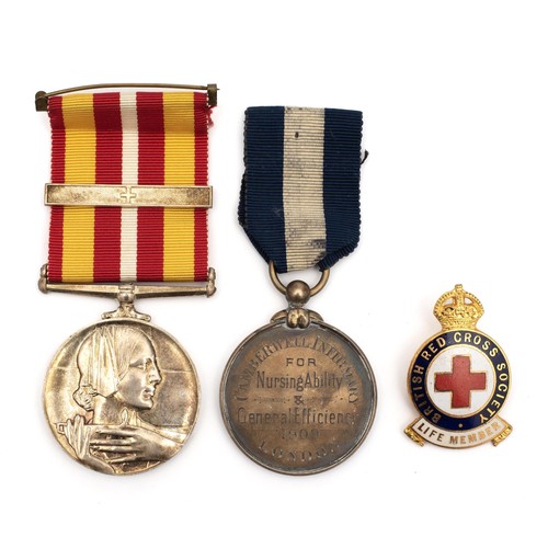 A COLLECTION OF NURSING MEDALS