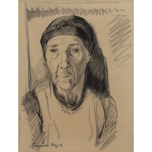 François Krige (South African 1913 - 1994) PORTRAIT OF A WOMAN