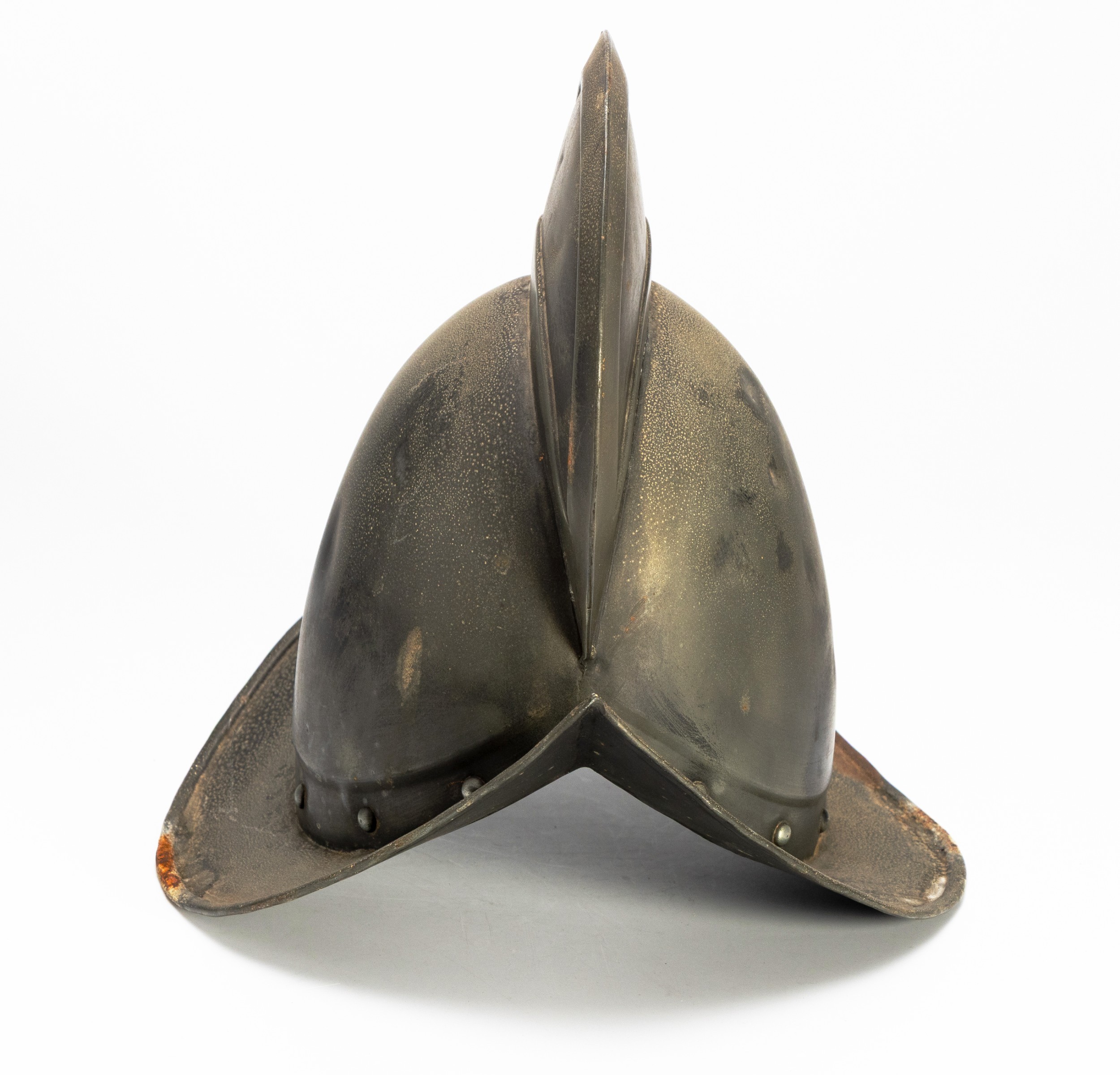 A REPLICA SPANISH MORION HELMET