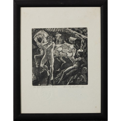 Hardy Botha (South African 1947-) UNTITLED (HARLEQUINS), five in the lot