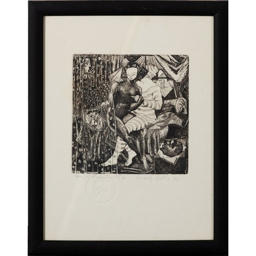 Hardy Botha (South African 1947-) UNTITLED (HARLEQUINS), five in the lot