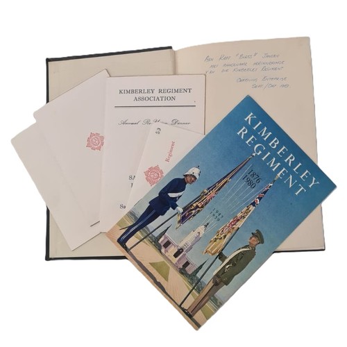 THE HISTORY OF THE KIMBERLY REGIMENT, by Dr. H. H. Curson, 1963 ...