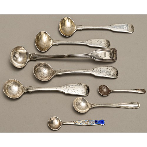 A COLLECTION OF SILVER SPOONS, VARIOUS MAKERS AND DATES