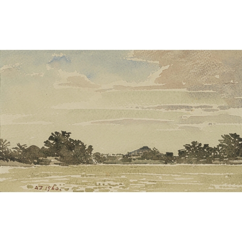 Adolph Jentsch (German/Namibian 1888 - 1977) NAMIBIAN LANDSCAPE (WITH ...