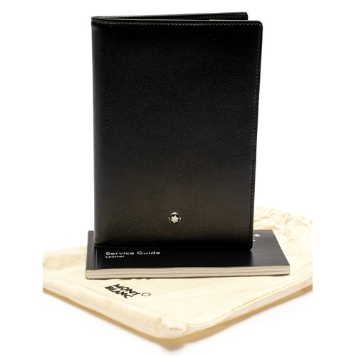 A MONTBLANC MEISTERSTUCK PASSPORT SLEEVE AND WALLET/ CARD HOLDER