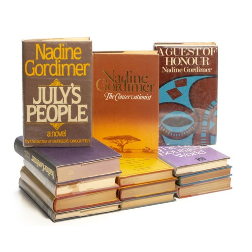 A GROUP LOT OF 13 TITLES by Nadine Gordimer (SIGNED)