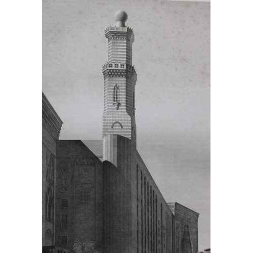 Panckoucke - Sultan Hasan's mosque, Cairo from Desc de l'Egypte 1820-29 ...