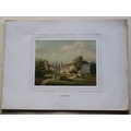 Alexander Duncker - Lithograph of Baruth 1857 . This coloured ...