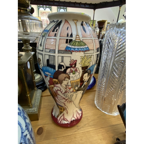 A Moorcroft Limited Edition 45/100 "High Society" signed vase