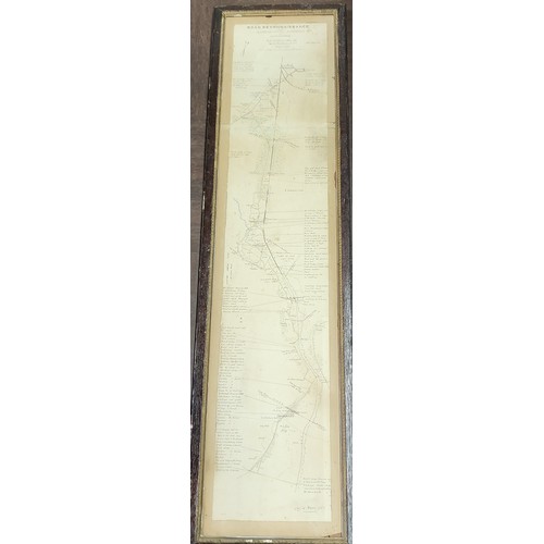 Road reconnaissance map Queens Hotel, Aldershot to Wokingham. Early ...