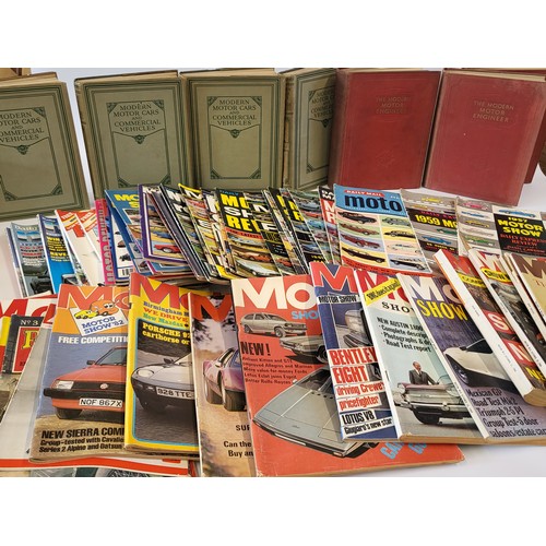 A collection of motoring magazines including Motor Review 1957, 1959 ...
