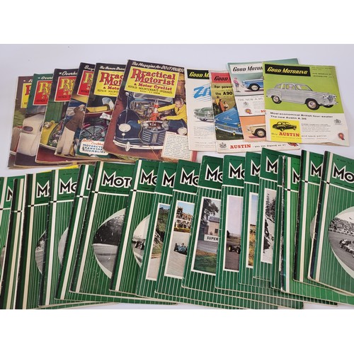 A collection of motoring magazines including Motor Review 1957, 1959 ...