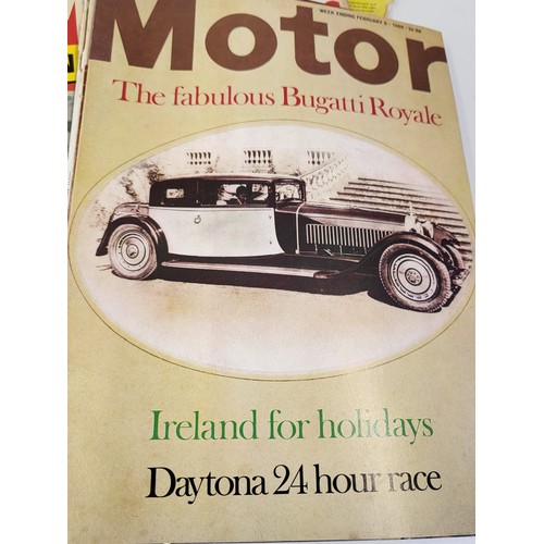 A collection of motoring magazines including Motor Review 1957, 1959 ...