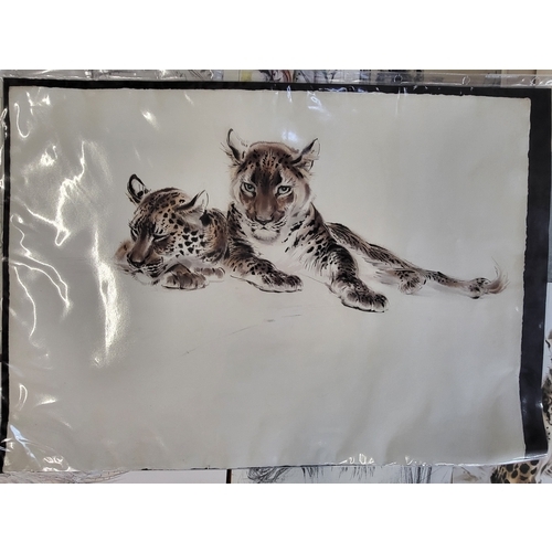 A portfolio of original works of art, sketches of Ralph Thompson ...