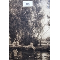 George Percival Gaskell, artist signed etching, nude female bathers ...