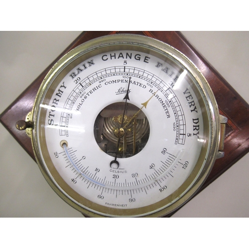 Early 20th Century brass cased holosteric compensated barometer ...