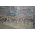 Oil on canvas, inscribed verso ' Old Redfern Railway Station, Sydney ...