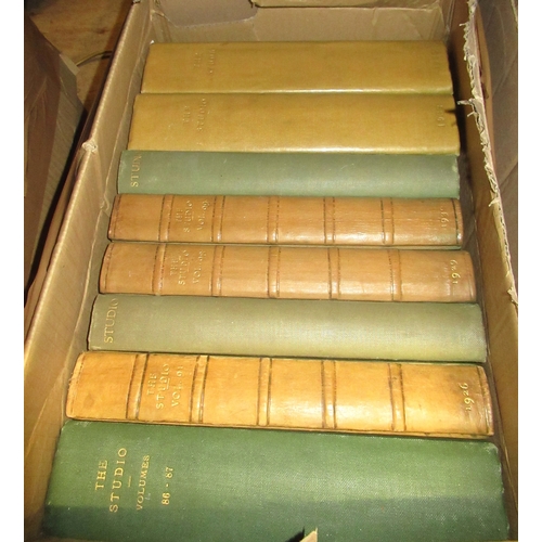 Various early 20th Century bound volumes of ' The Studio ', eight ...