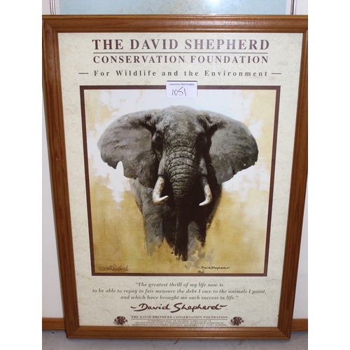 David Shepherd, signed colour print, Limited Edition No. 179 of 850 ...