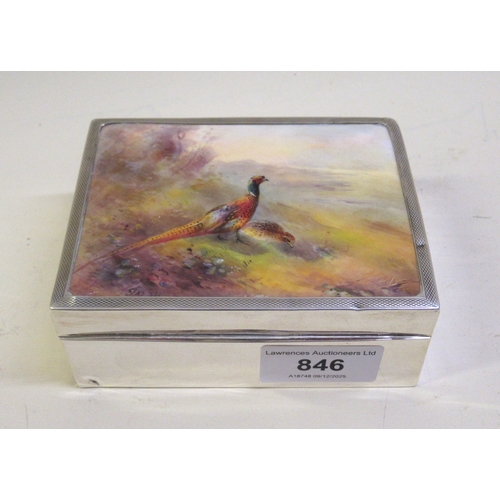 James Stinton for Royal Worcester, porcelain plaque painted with ...