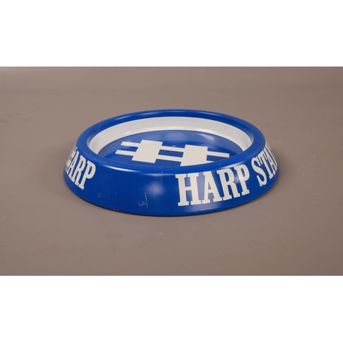 Harp Advertising Ashtray Harp Stays Sharp 18cm #2083