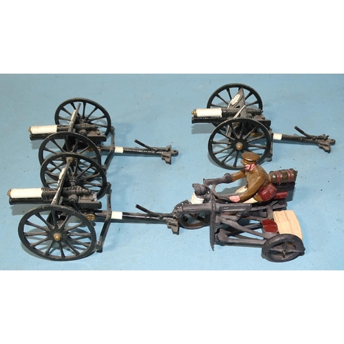 Toy Army Workshop, Set 51, 18lb field gun with six-man gun crew in ...