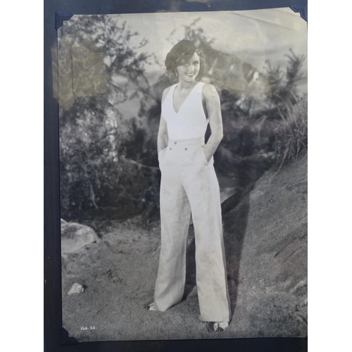 A collection of thirteen 1930's film publicity photographs, including ...
