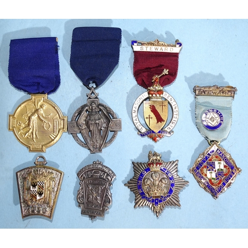 A Royal Masonic Institute for Girls 1927 jewel of silver star form ...