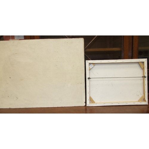 W R Thomas, 'Barbican, Plymouth, Artist on the steps, with the sailing ...