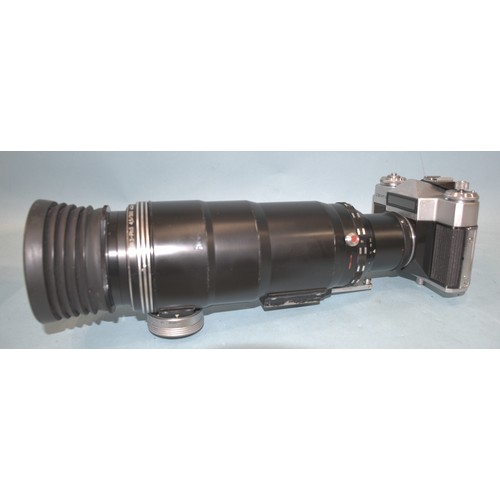 A Zenith Photo-Sniper 35mm camera and lens outfit: Zenith-ES 35mm SLR ...