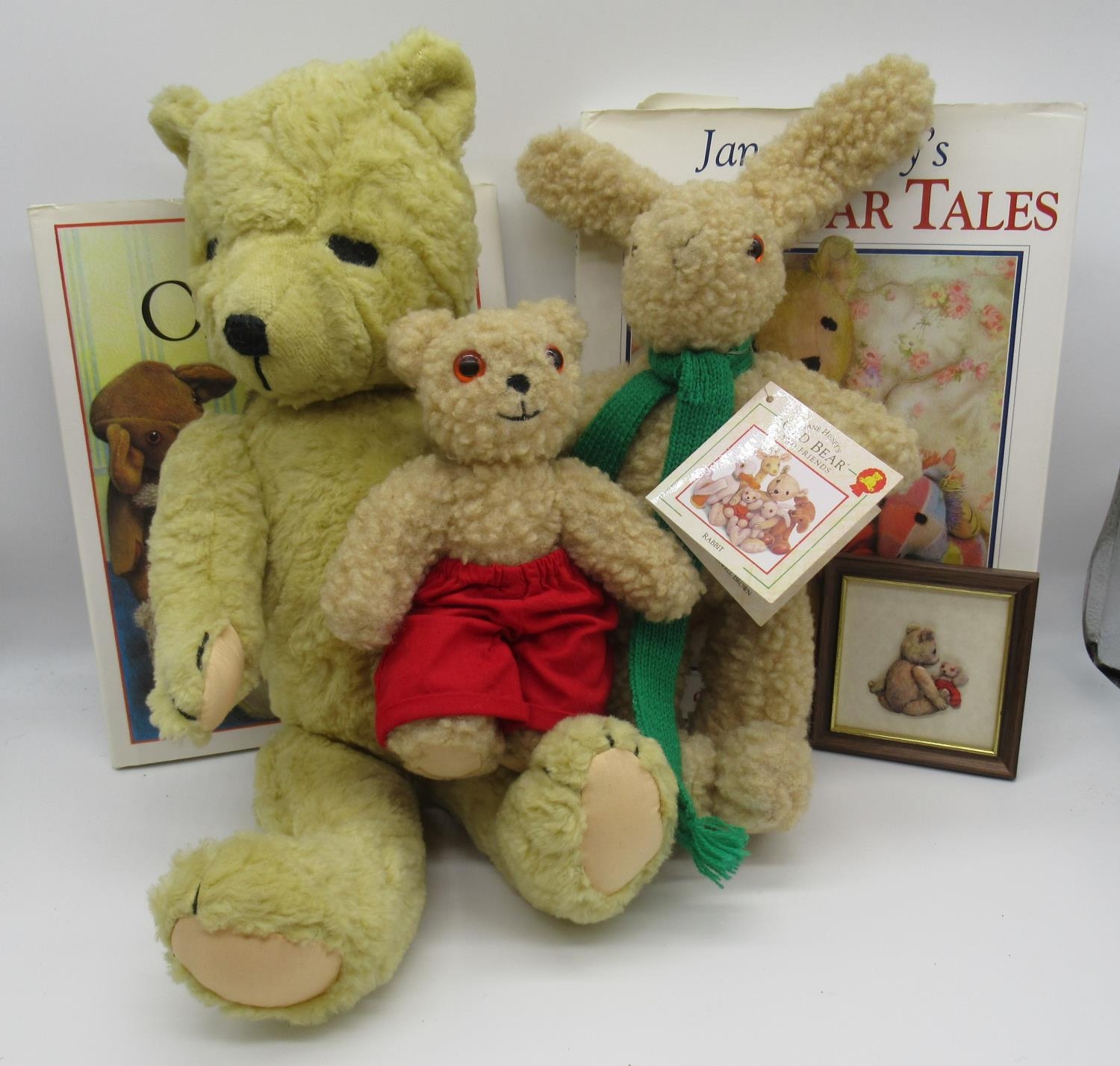 Jane Hissey s Old Bear teddy bear H40cm Rabbit teddy bear H30cm Little Bear teddy bear H18cm t