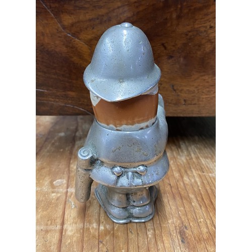 Early C20th Hassall chrome plated "Bobby" policeman car mascot with ...