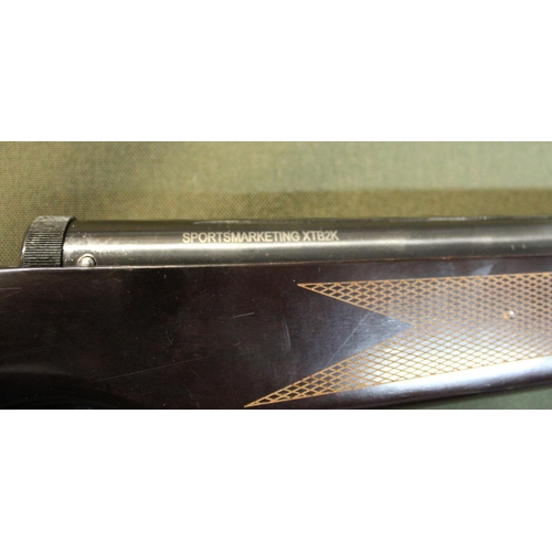 SMK XTB2K .22 break barrel air rifle with iron sights