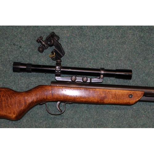 Milbro g23 .177 break barrel air rifle with Milbro 3x scope and a ...