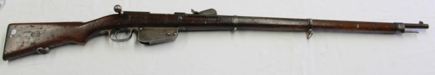 Early C20th Mannlicher type bolt action - auctions & price archive