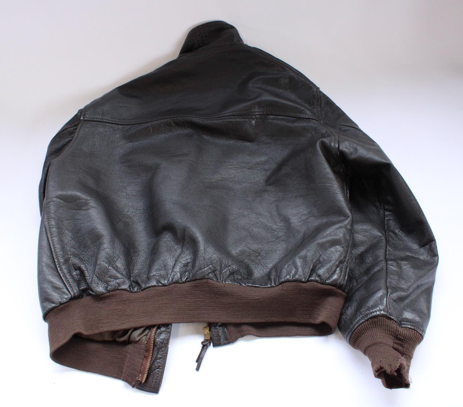 USAF leather flight jacket type A2 with - auctions & price archive
