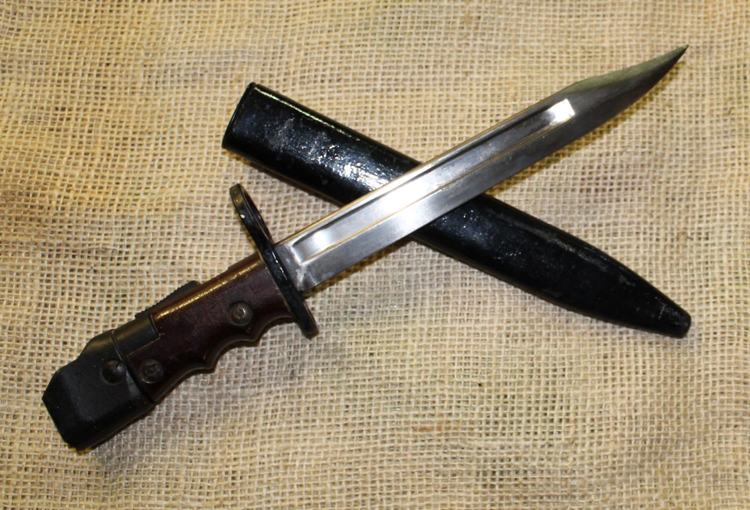 British Enfield bayonet with unusual - auctions & price archive