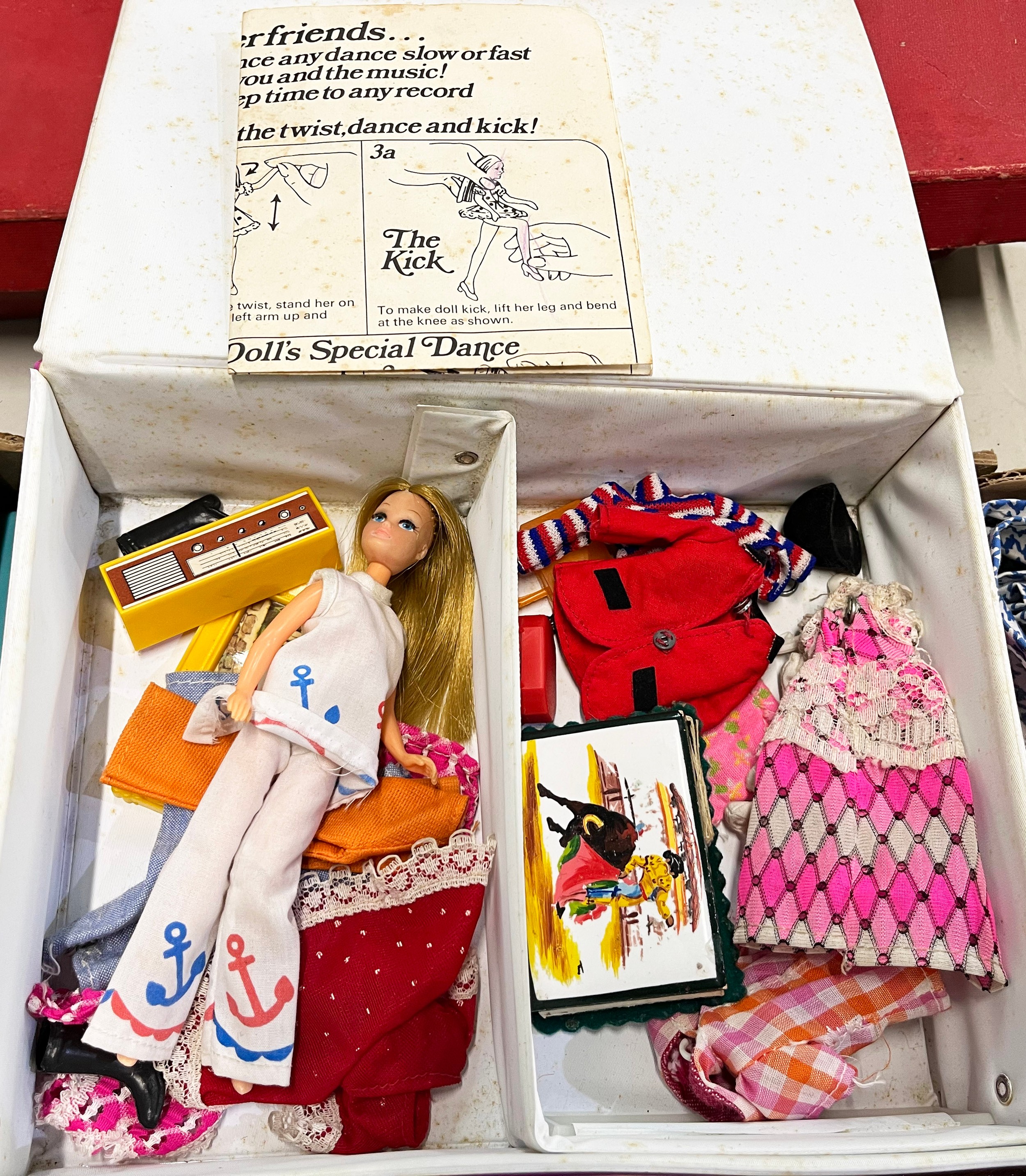 Pippa doll and her friends doll, with carry case, some clothing ...