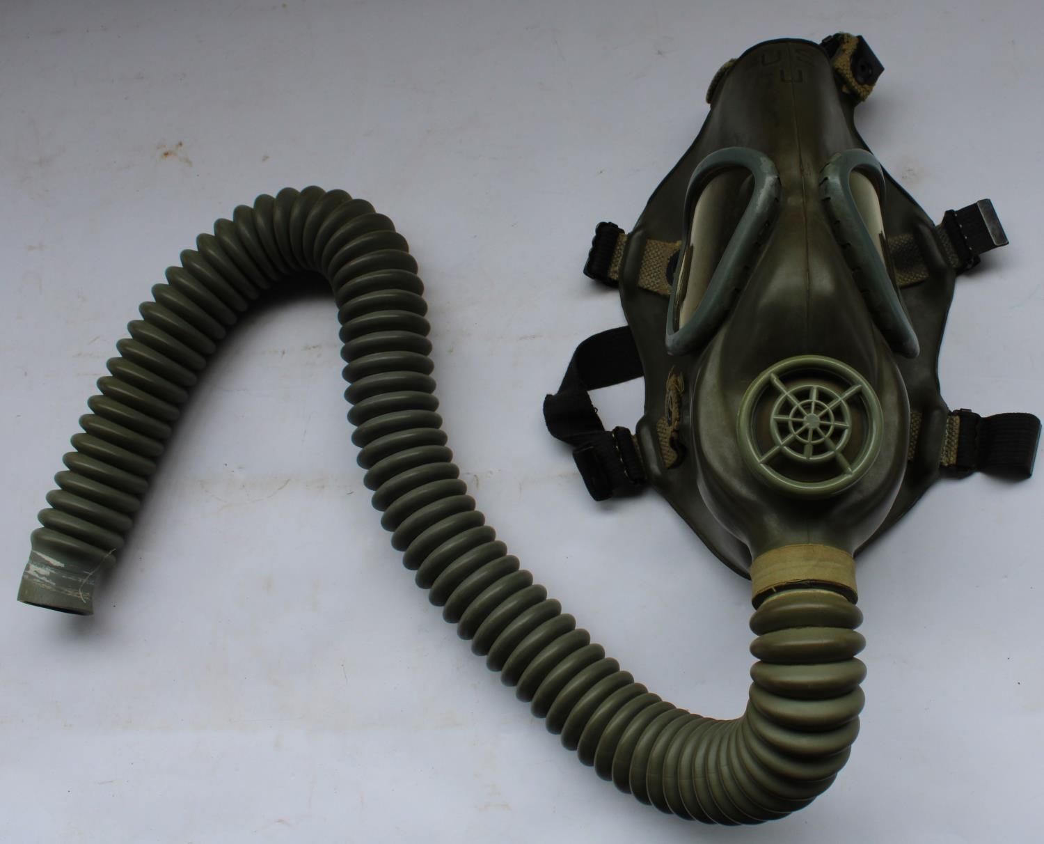 WWII era US military gas mask (no filter) by Goodyear
