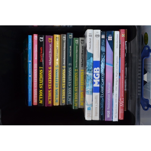 Collection of aviation related books including "Tumult In The Clouds ...