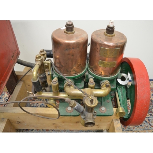 Vintage Watermota K2 2 stroke marine petrol engine with original manual ...