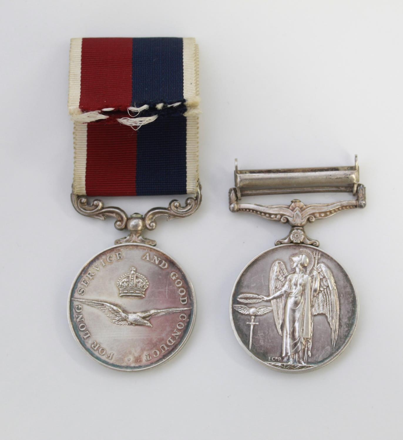 Royal Air Force Long Service and Good Conduct Medal, with ribbon ...
