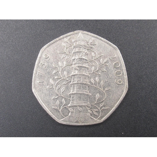 Circulated Kew Gardens 50p